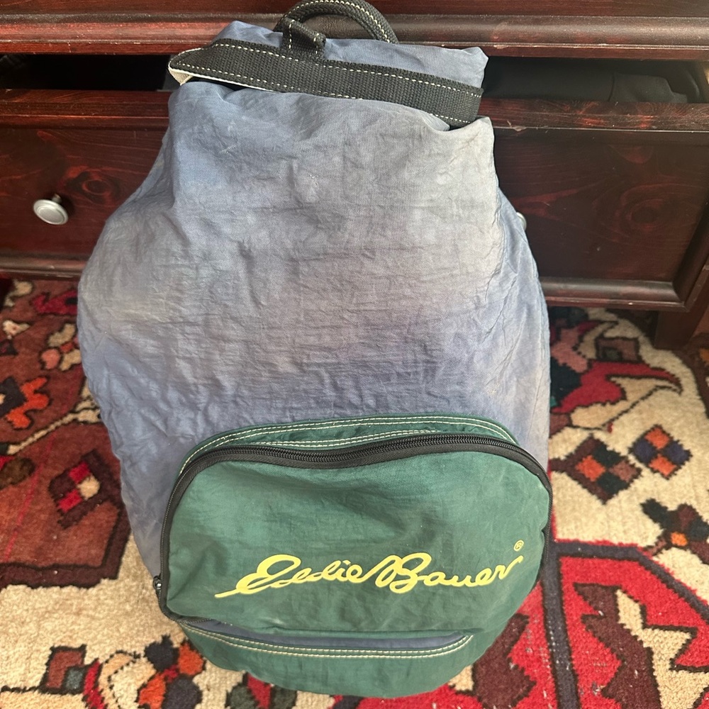 *Rare Vintage 80s Eddie Bauer Backpack Touring Hiking… - Gem